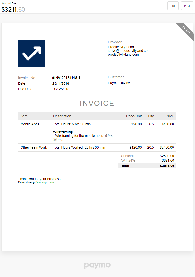 Paymo Review - Ease of Use, Features, Pricing & Support - Productivity Land