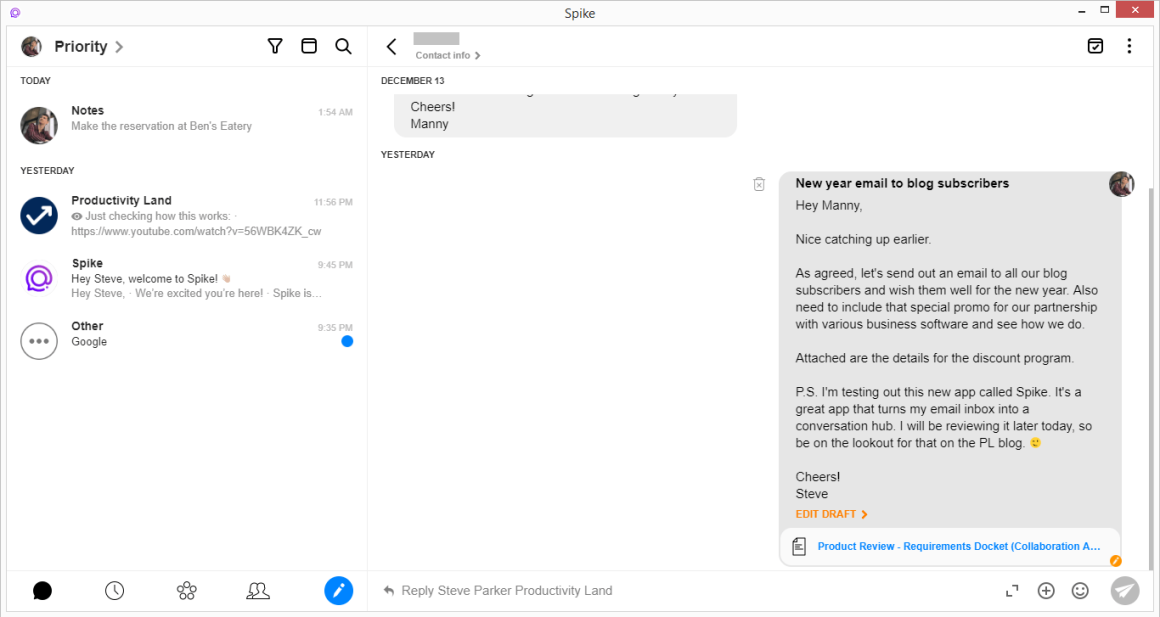 Spike Email Review 2023 – Reviews, Ratings, Pricing, Comparisons ...