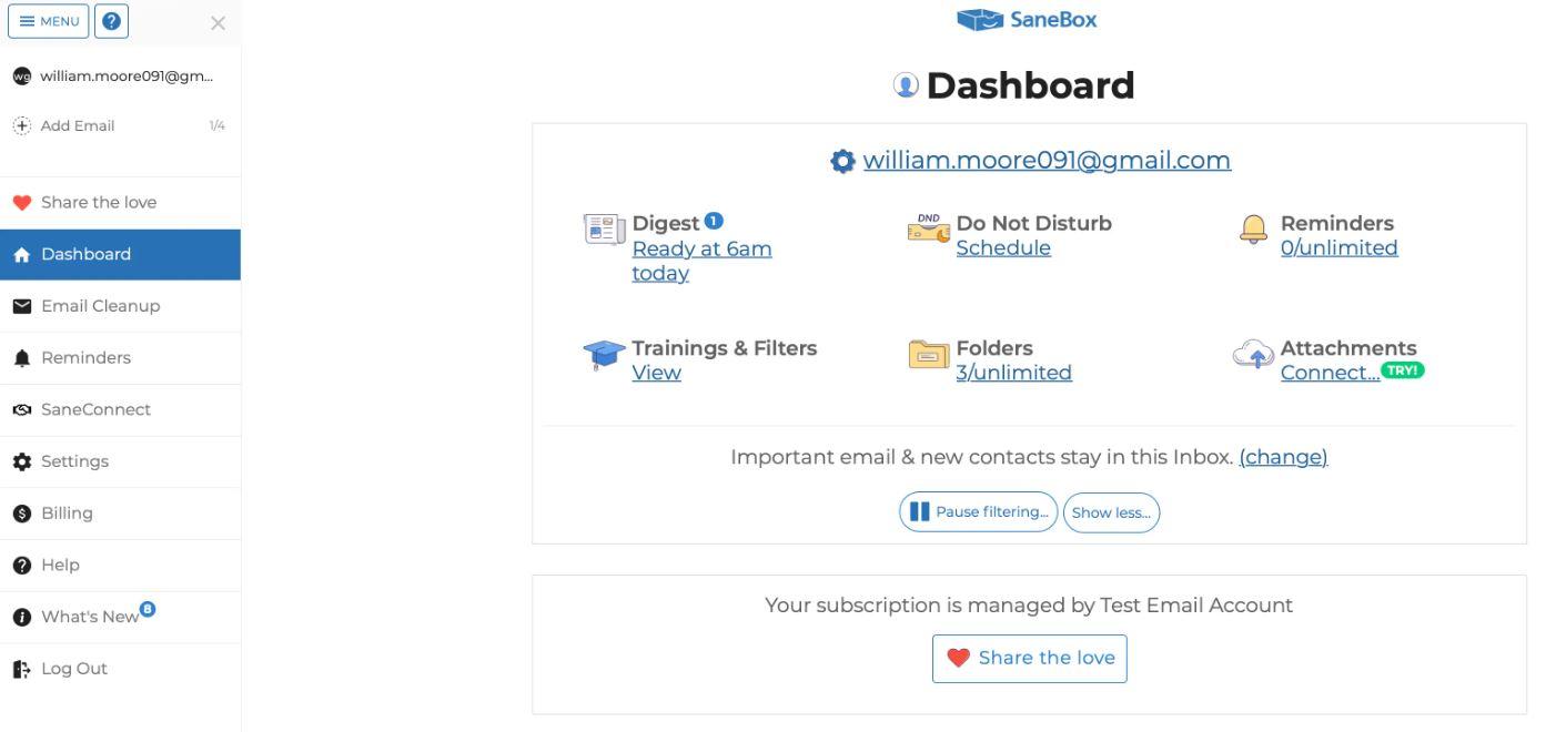 SaneBox Review – Insanely Effective Email Management - Productivity Land
