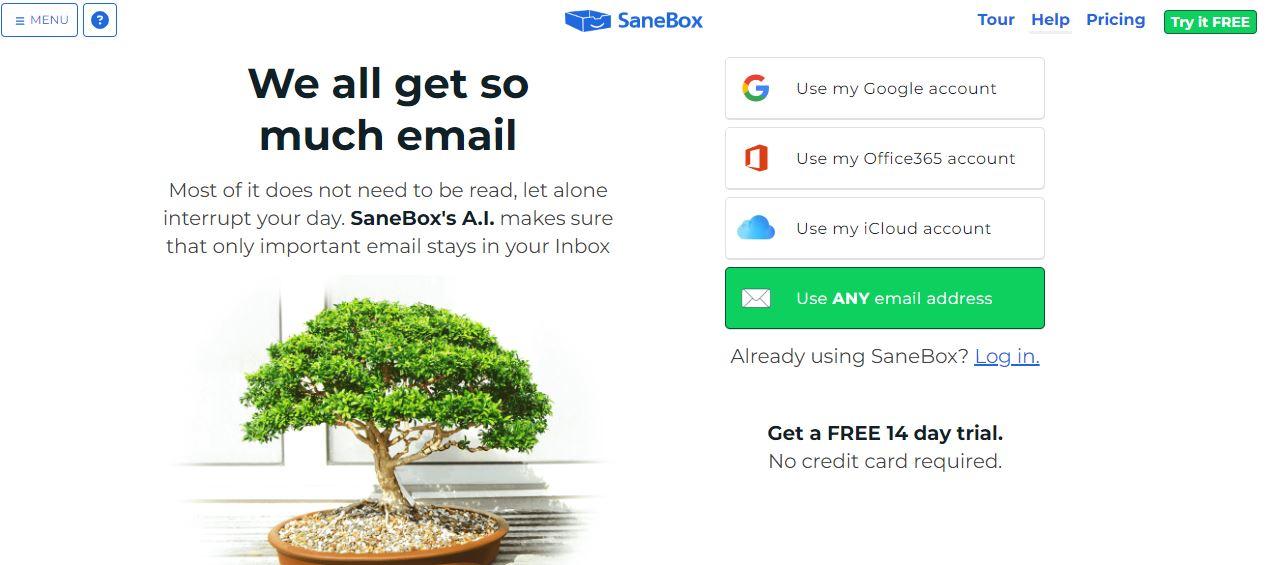 SaneBox Review – Insanely Effective Email Management - Productivity Land